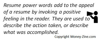 Resume Power Words