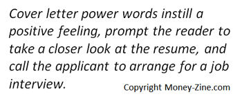 Cover Letter Power Words