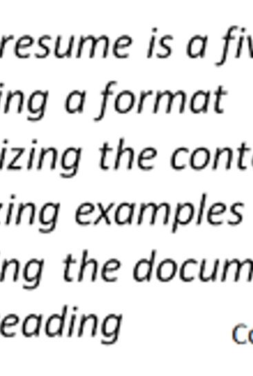 How to Write a Resume | Moneyzine.com
